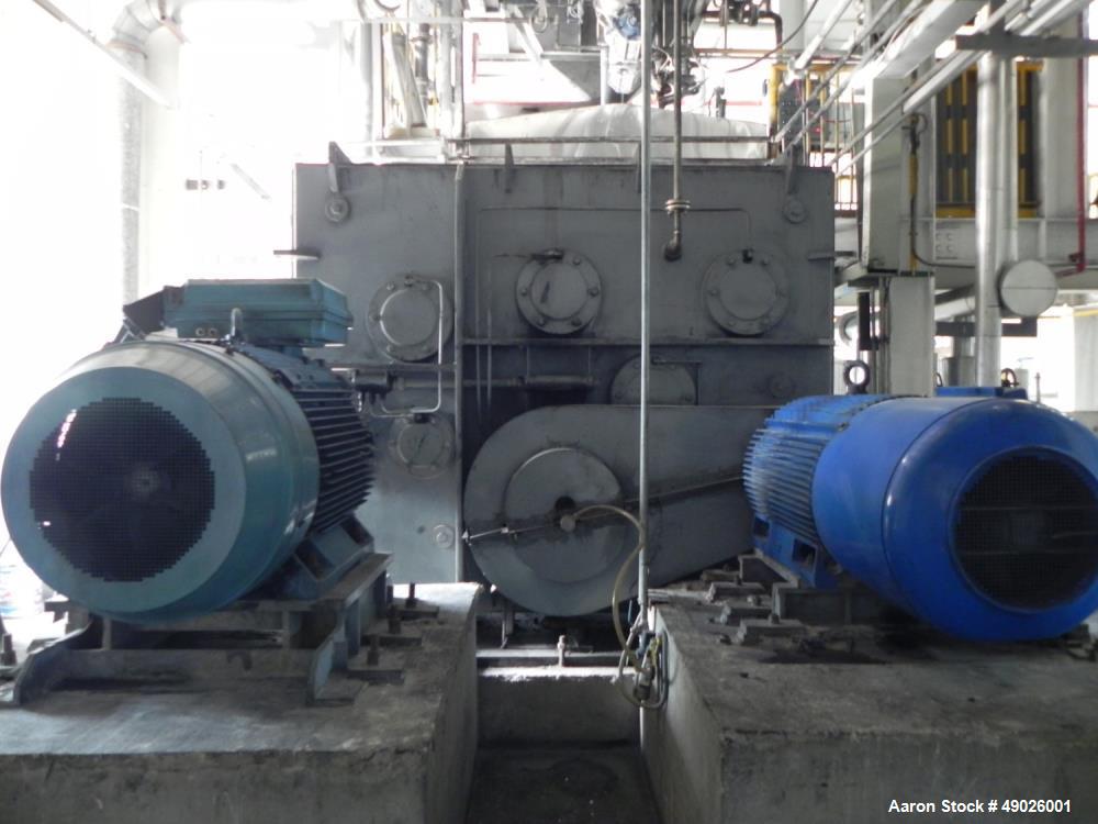 Used Reynolds Double Arm Mixer Extruder, Vacuum Rated. 2000 Liter (Ap