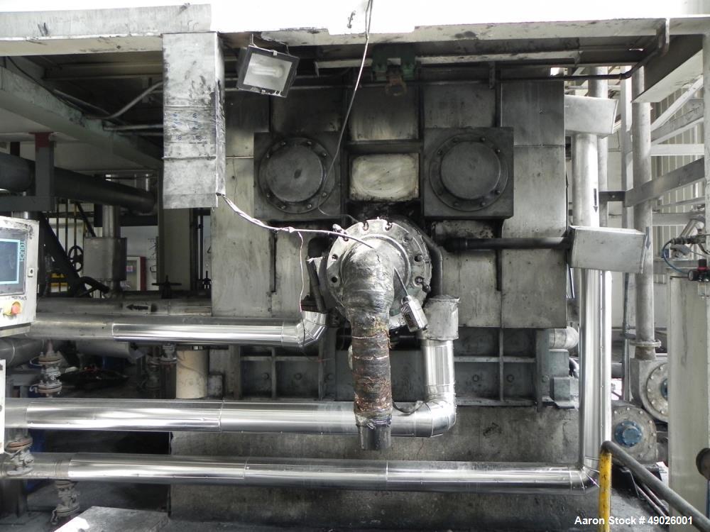 Used Reynolds Double Arm Mixer Extruder, Vacuum Rated. 2000 Liter (Ap