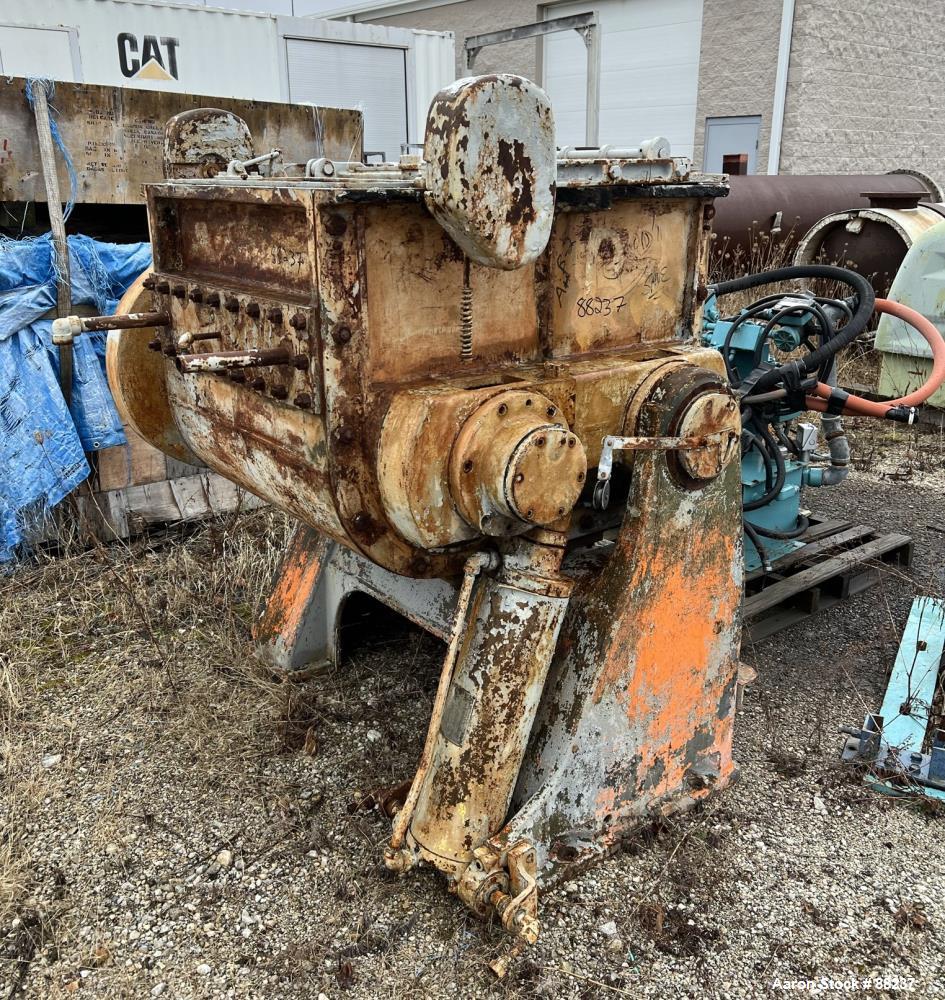 Used Baker Perkins Model #15 Double Arm Sigma Blade Mixer, 100 Gallon