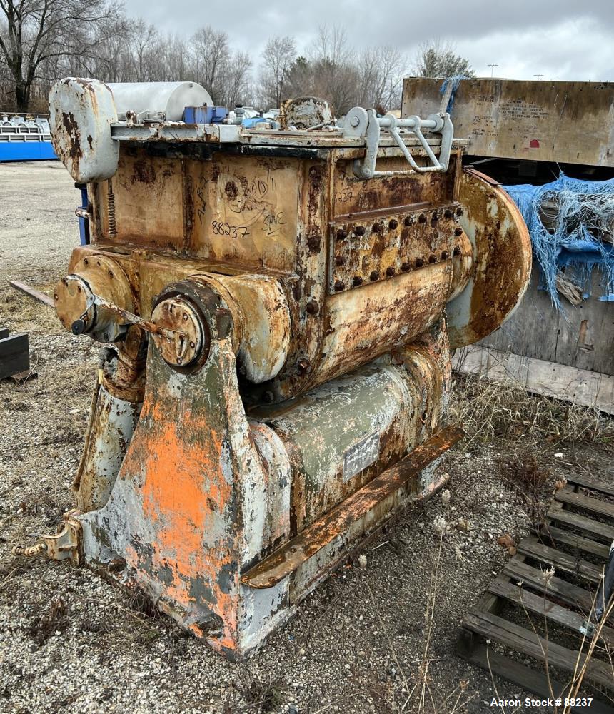 Used Baker Perkins Model #15 Double Arm Sigma Blade Mixer, 100 Gallon