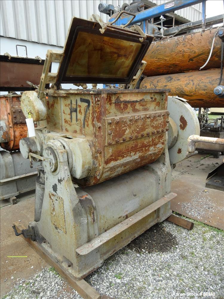 USED: Baker Perkins model #15 double arm sigma blade mixer, 100 gallo