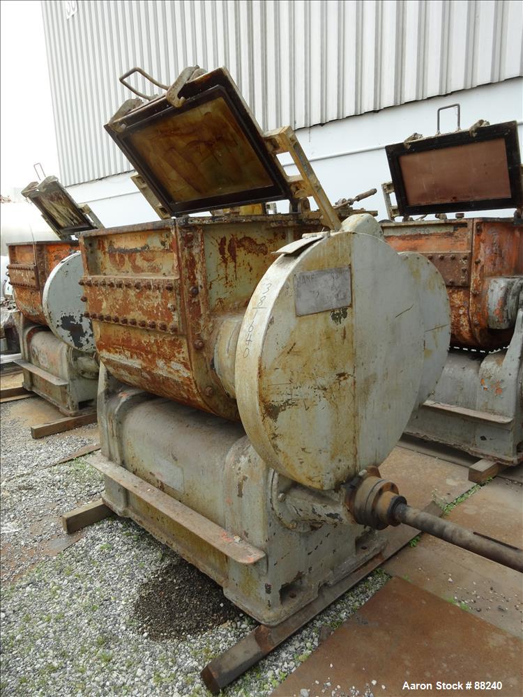 USED: Baker Perkins model #15 double arm sigma blade mixer, 100 gallo