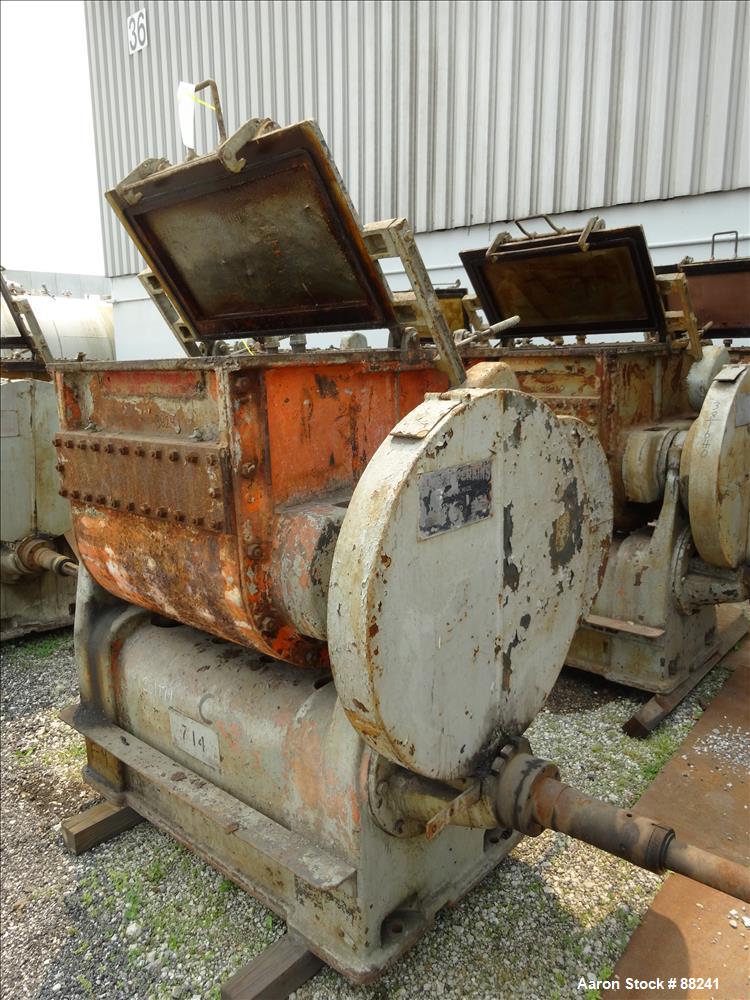USED: Baker Perkins model #15 double arm sigma blade mixer, 100 gallo