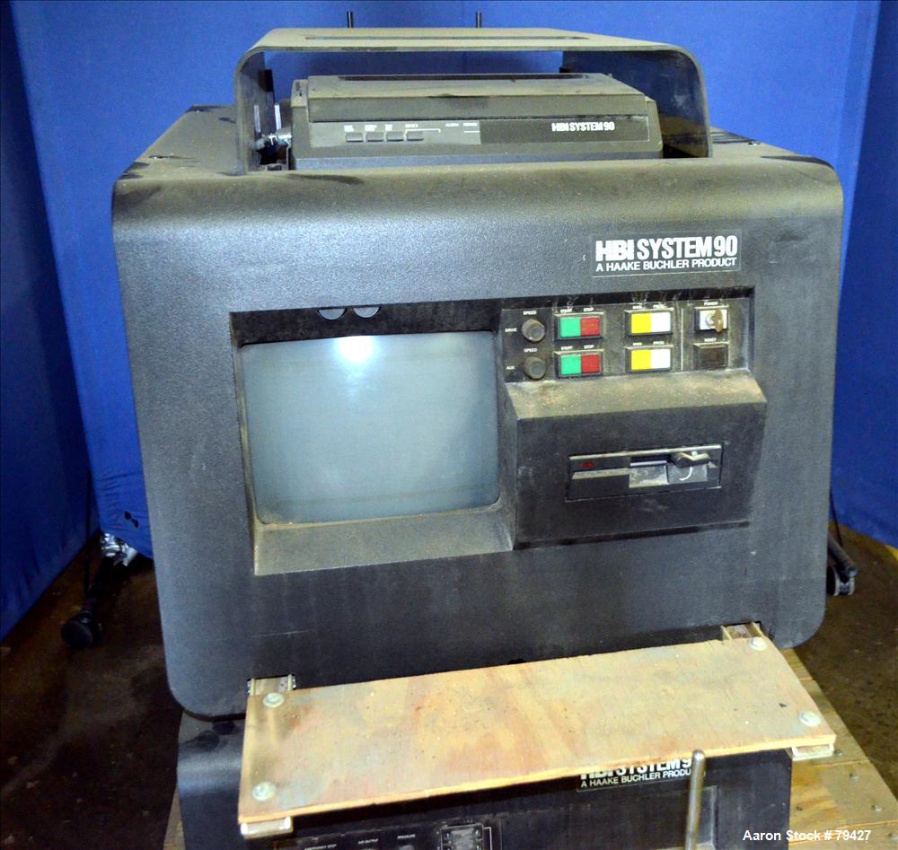 Used Haake HBI Double Arm Lab System 90 Torque Rheometer. Consists of