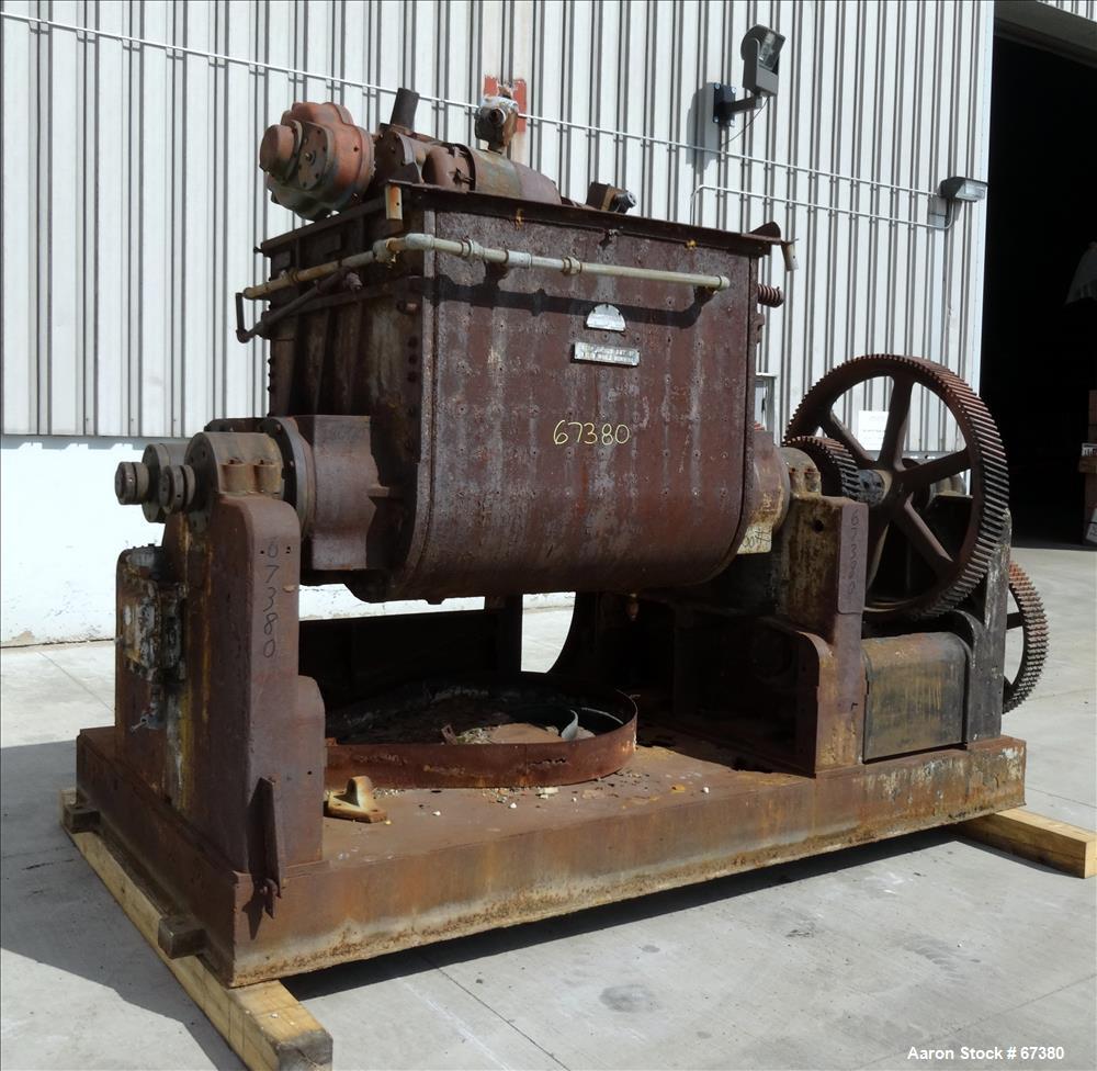 Used J.H. Day Double Arm Mixer, Carbon Steel, Model 150 Mogul. 150 Ga