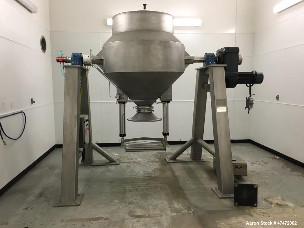 Used A&M Process Equipment Double Cone “Conical” Blender, Model ACB30