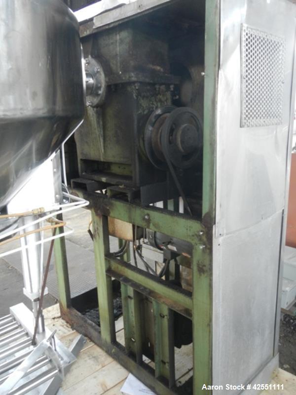 Used Gemco blender, 20 cu ft, stainless steel construction, with Gemc
