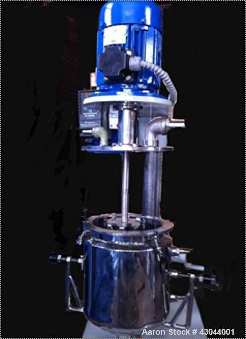 UsedChemisolutions Laboratory High Shear Mixer. Vacuum/pressure rated