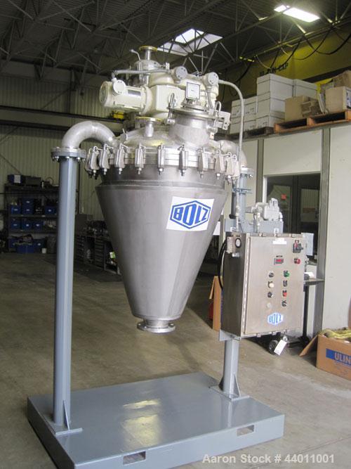 UsedBolz-Summix Conical Vacuum Dryer, 175L, Model DF-17.5-VDO. Vesse