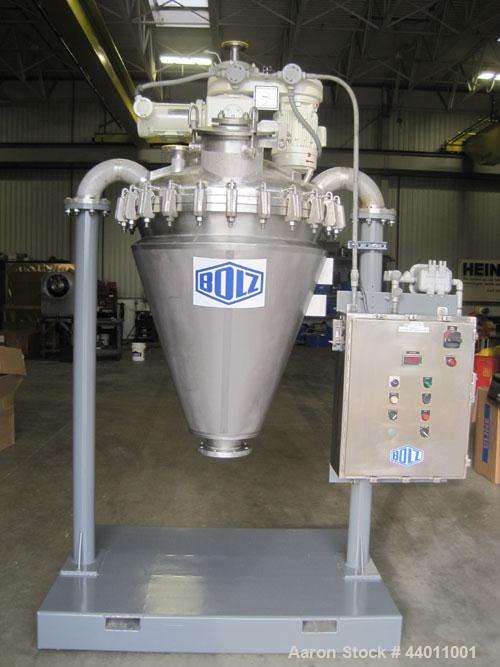 UsedBolz-Summix Conical Vacuum Dryer, 175L, Model DF-17.5-VDO. Vesse