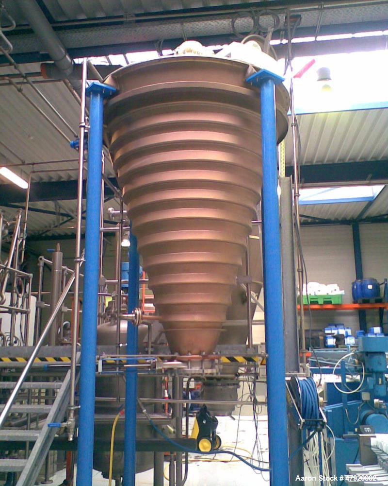 UsedHosokawa Micron Nauta Type Mixer, Model 10VV-2, Stainless Steel.