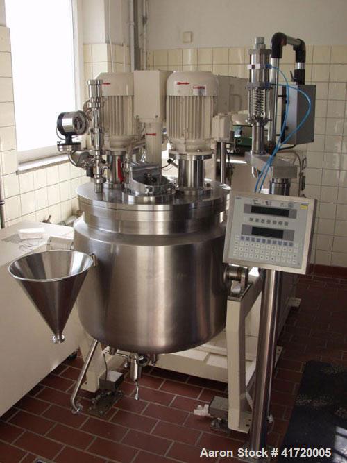 UsedFryma VME-120 Mixer. Stainless steel bowl, max capacity 32 gallon