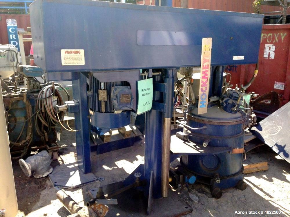 Used Hockmeyer Planetary Mixer and Press Out System. Model HLL-II-30