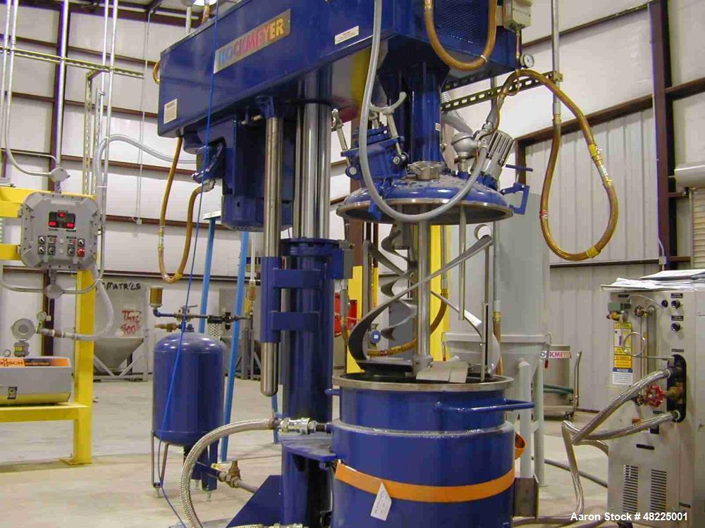 Used Hockmeyer Planetary Mixer and Press Out System. Model HLL-II-30