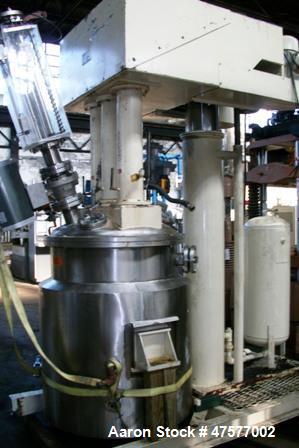 Used Ross PVM-100 Versamix, Triple Shaft Vacuum Mixers. (With close t