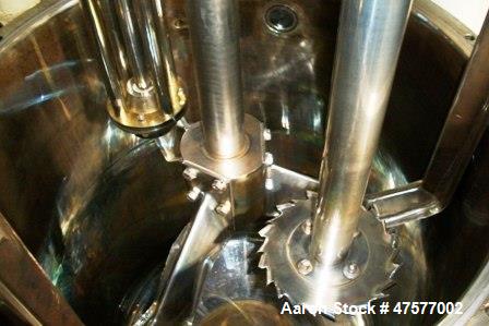 Used Ross PVM-100 Versamix, Triple Shaft Vacuum Mixers. (With close t