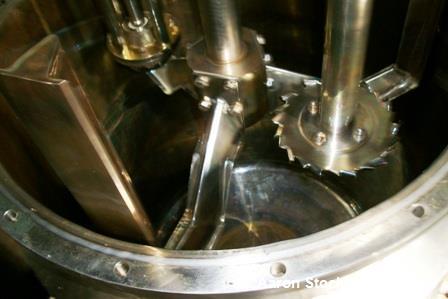Used Ross PVM-100 Versamix, Triple Shaft Vacuum Mixers. (With close t
