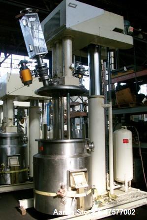 Used Ross PVM-100 Versamix, Triple Shaft Vacuum Mixers. (With close t