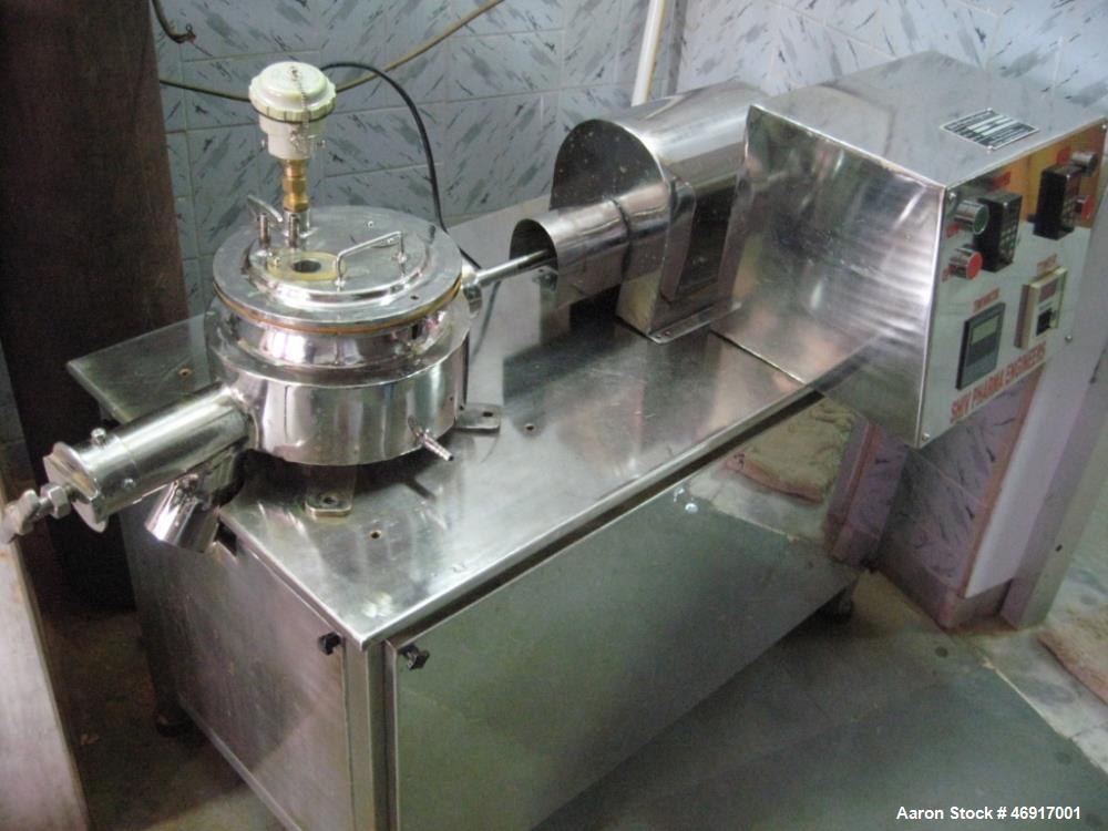 Used Shiv High Shear Granulator, Model RMG-2. 316 Stainless steel con