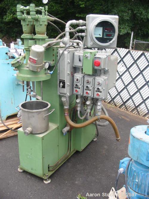 USED: Turello 2.5 gallon vacuum dual shaft mixer, stainless steel, mo