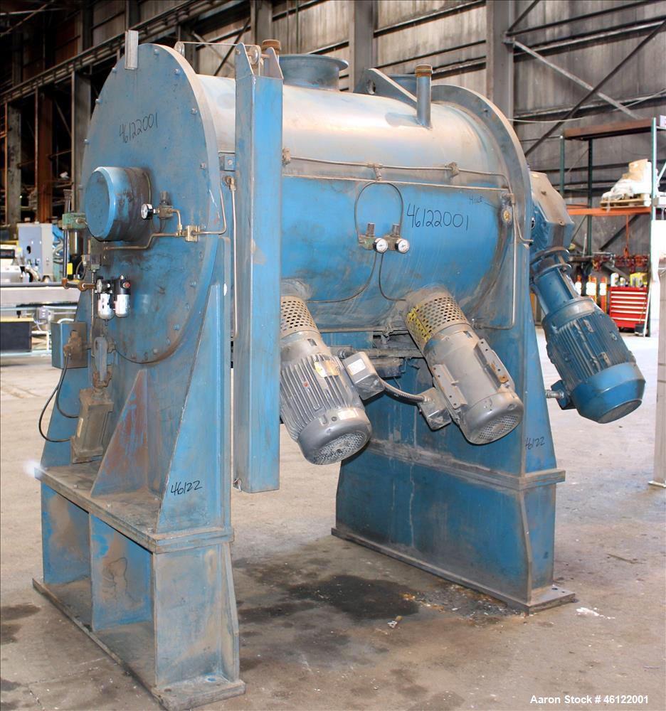 Used Corsteel Plow Mixer, Model 600L, Horizontal, 600 Liters (158 Gal