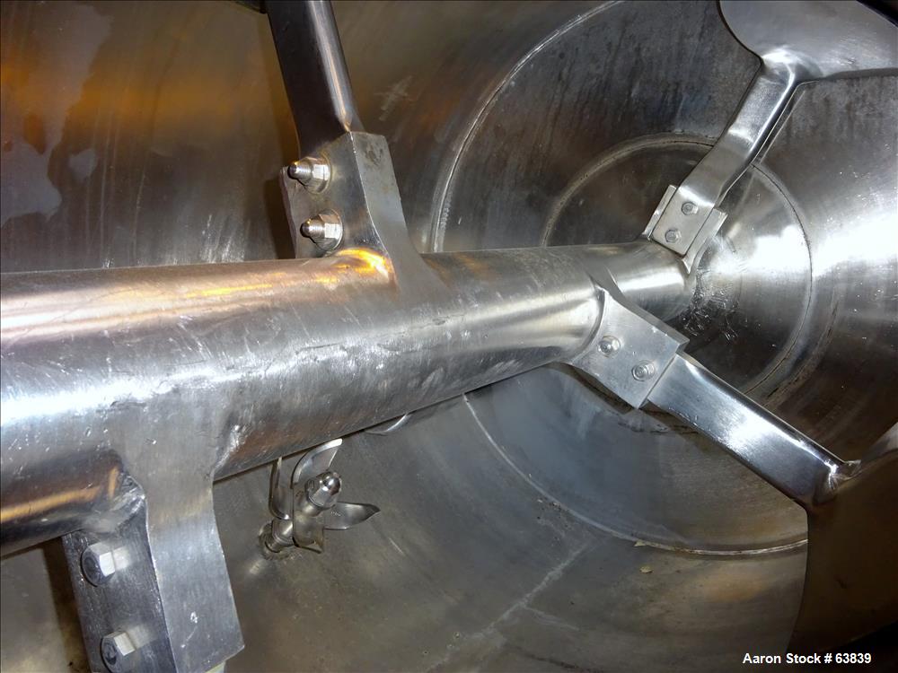 Used Littleford Plow Mixer, Model FKM-1200E, 304 Stainless Steel. 26