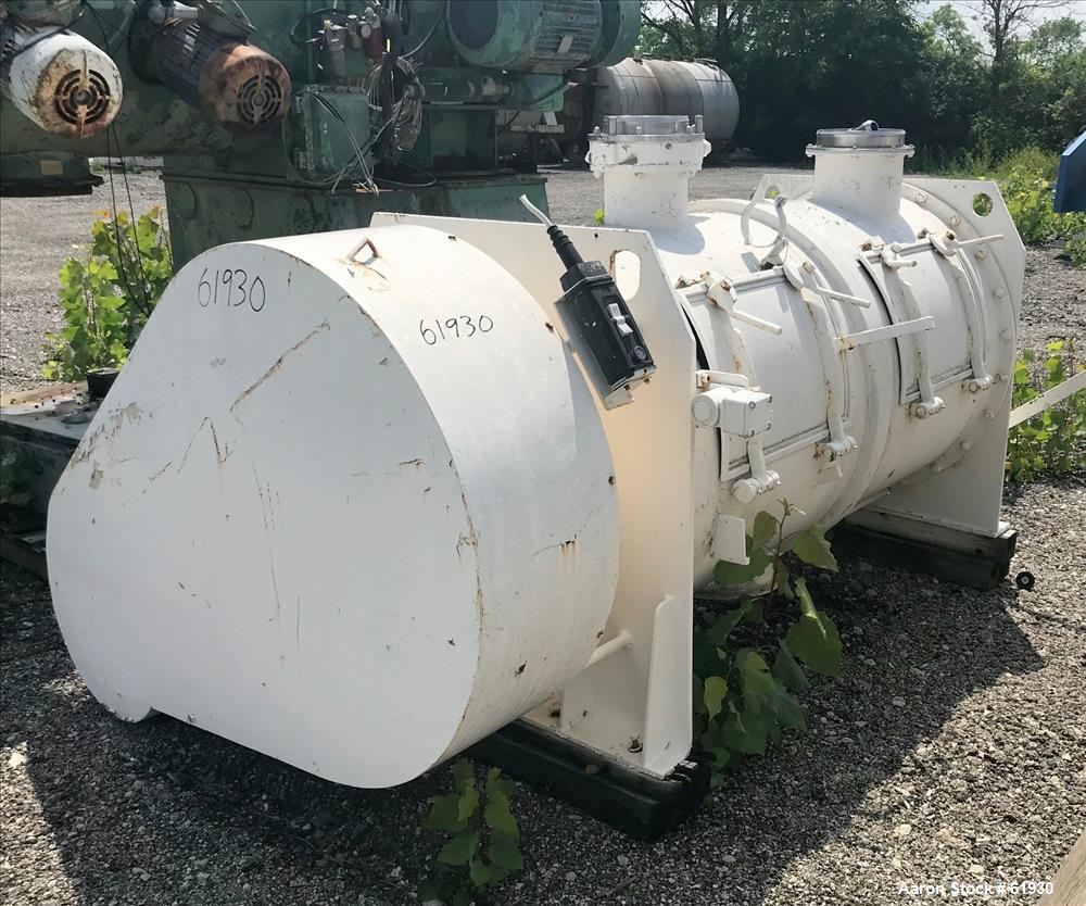 Used Lodige Plow Mixer, Type FKM1200D. 29.6 Cubic feet working capaci