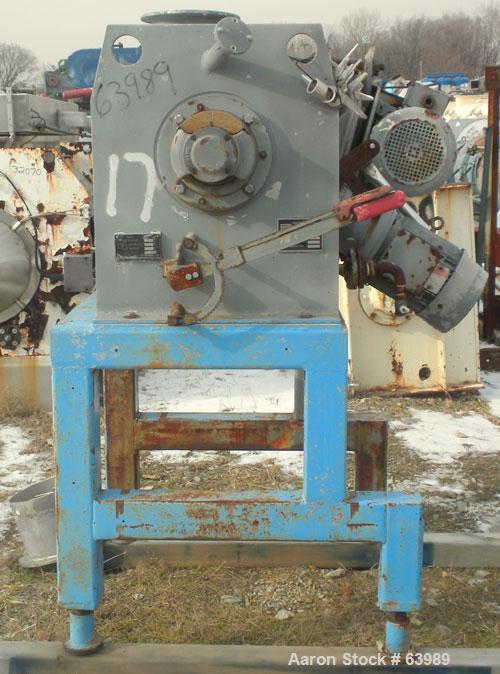 Used Morton Machine Company Plow Mixer, Model FM 130-D, 304 Stainless
