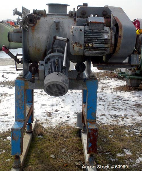 Used Morton Machine Company Plow Mixer, Model FM 130-D, 304 Stainless