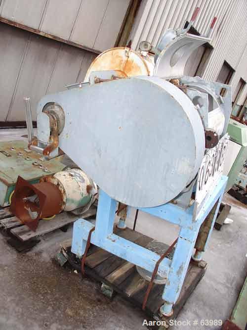 Used Morton Machine Company Plow Mixer, Model FM 130-D, 304 Stainless