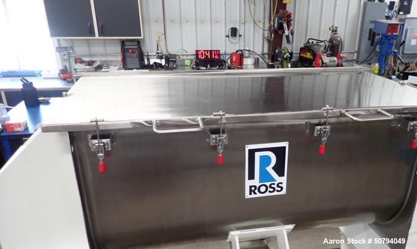 UsedRoss Stainless Steel Ribbon Blender. Model 42B-10. Working capaci