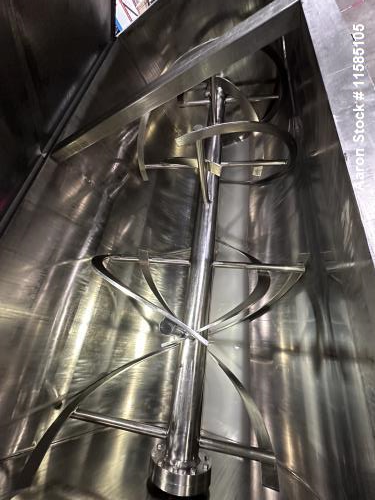 Used Paul O Abbe Double Spiral Ribbon Blender, Model RB-375, 304 Stai
