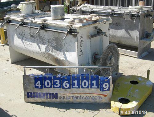 Used Stricklin Company Ribbon Blender, 21 Cubic Feet, 304 Stainless S