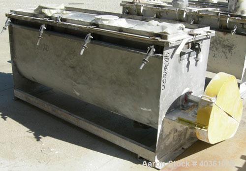 Used Stricklin Company Ribbon Blender, 21 Cubic Feet, 304 Stainless S