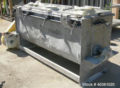 Used Stricklin Company Ribbon Blender, 21 Cubic Feet, 304 Stainless S