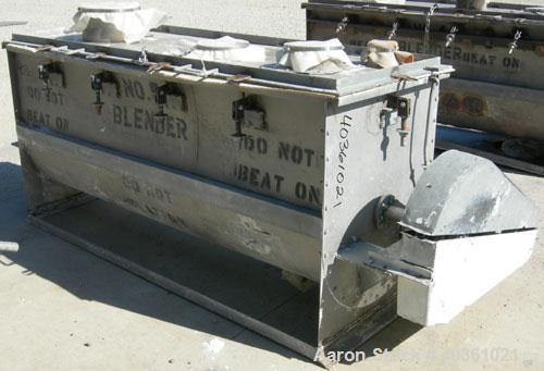 Used Stricklin Company Ribbon Blender, 21 Cubic Feet, 304 Stainless S