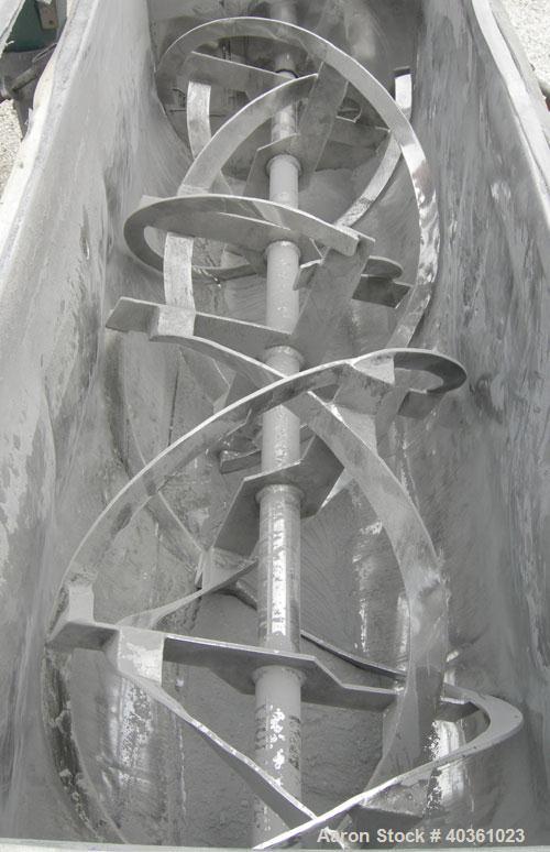 Used Stricklin Company Ribbon Blender, 21 Cubic Feet, 304 Stainless S