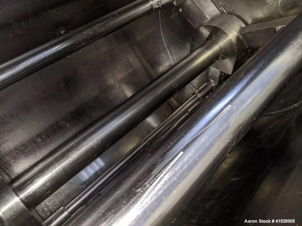 Used BEW Jacketed Roller Bar Mixer, Model 1600. 62" wide x 54" long x