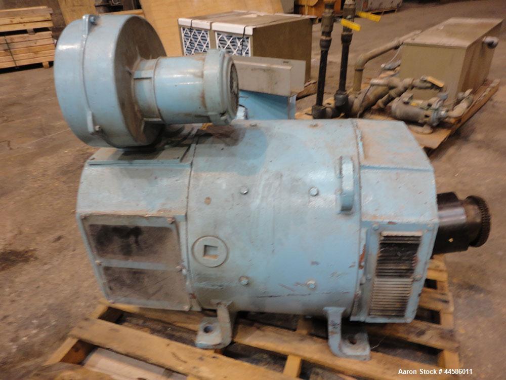Used Emerson 300 hp DC Motor, Model 5050B452X04. 300 Hp, 500 volts,