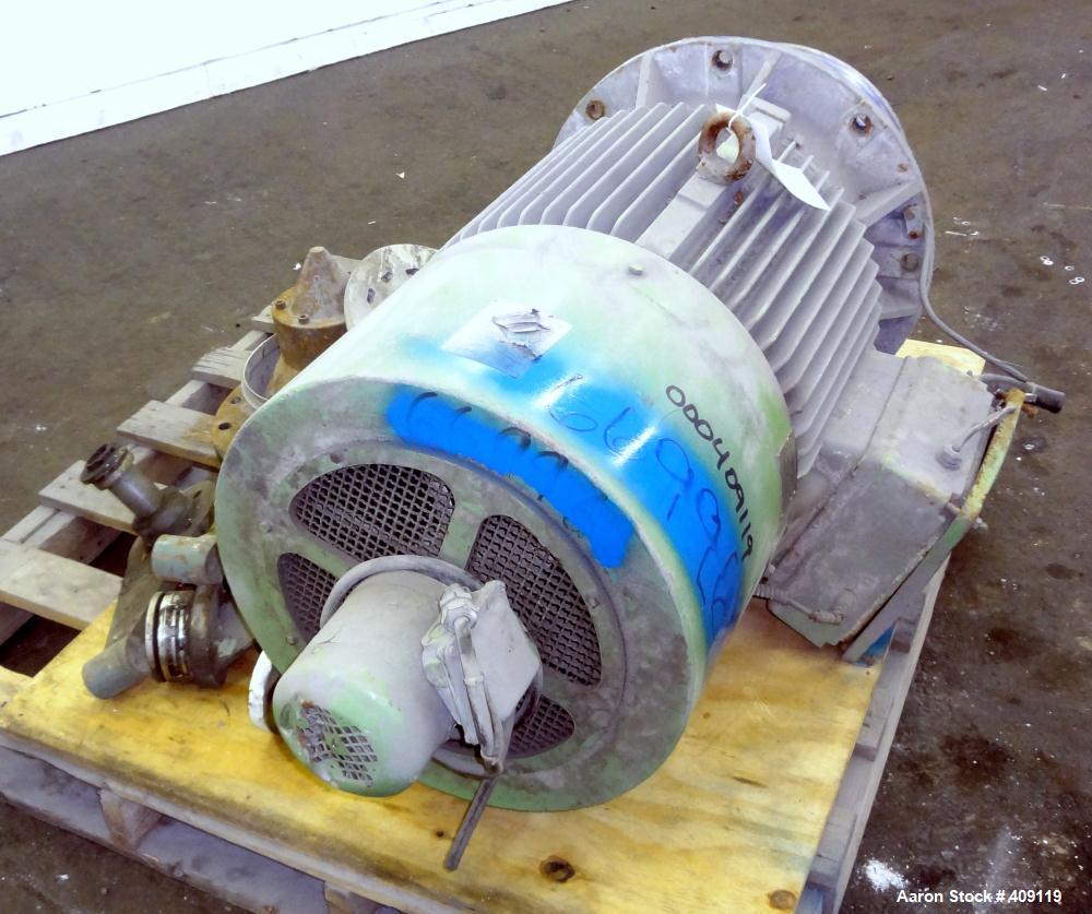 Used Westfalia 60 Hp Disc Centrifuge Drive Motor, approximately 37 kw
