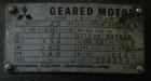 Used- Mitsubishi Electric Geared Motor, Type GM-L