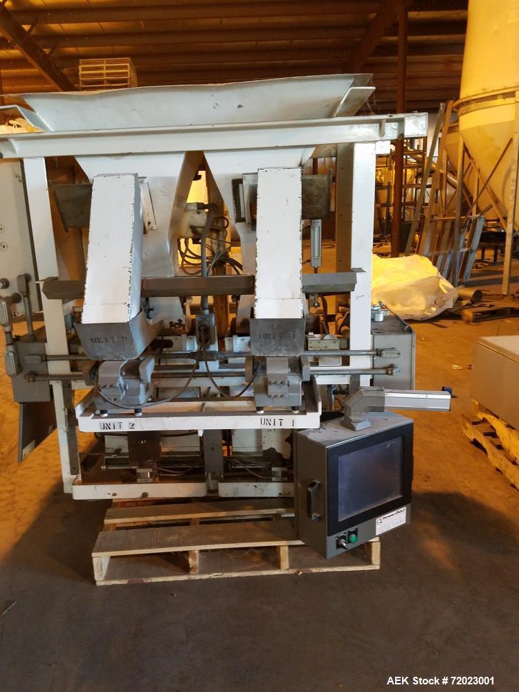 Used Bemis Duplex Automatic Bagging System, Model 7130A. Includes: Pa