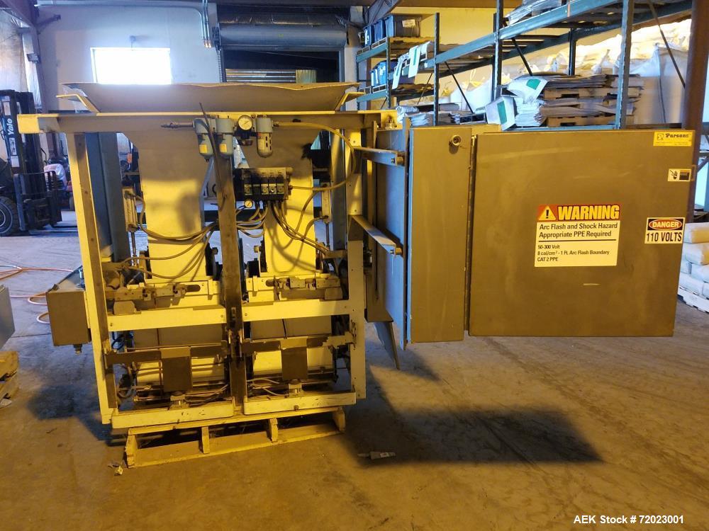 Used Bemis Duplex Automatic Bagging System, Model 7130A. Includes: Pa