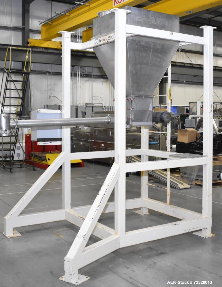 Used Tech Pak Series 2000 Supersack Unloader. Includes hoist and bag