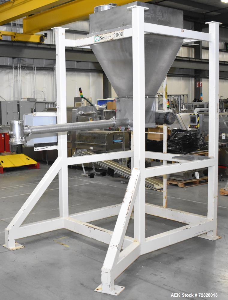 Used Tech Pak Series 2000 Supersack Unloader. Includes hoist and bag