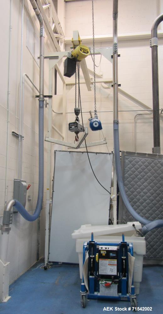 Used Vac-U-Max Bulk Bag Unloader Model 104122. Unit includes: (1) Bud