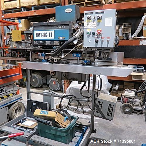 Used Fischbein Paper Bag Sealer, Model DRC-100. 60 fpm, bag width 5"-