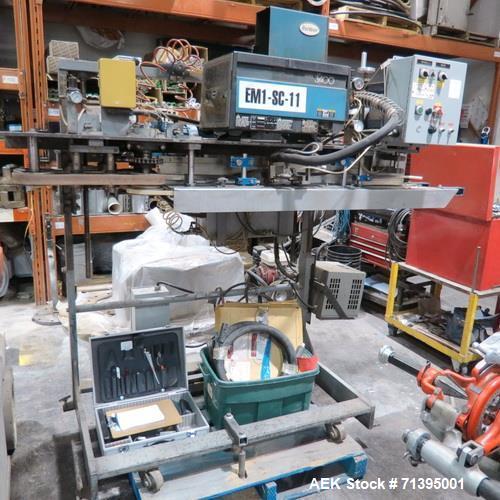 Used Fischbein Paper Bag Sealer, Model DRC-100. 60 fpm, bag width 5"-