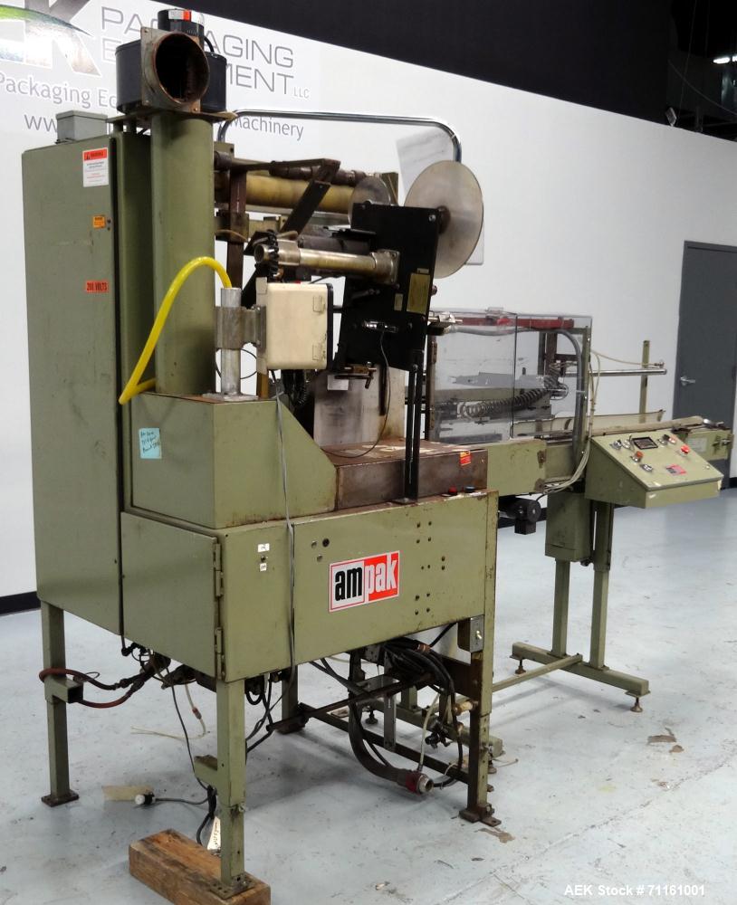 Used Ampak Model MAX1616 Vertical Form, Fill, & Seal Machine. Rated a