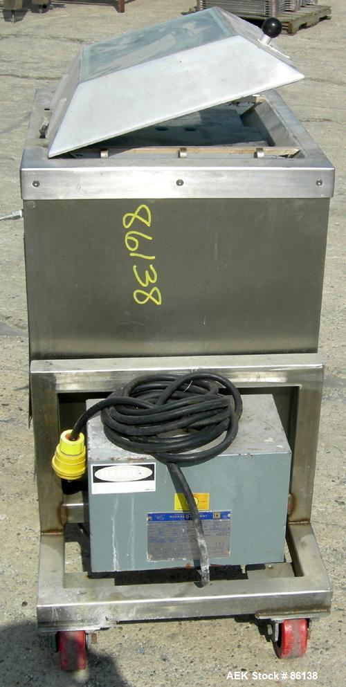 USED: Multivac tray sealer, model A300/52. Designed to seal food prod